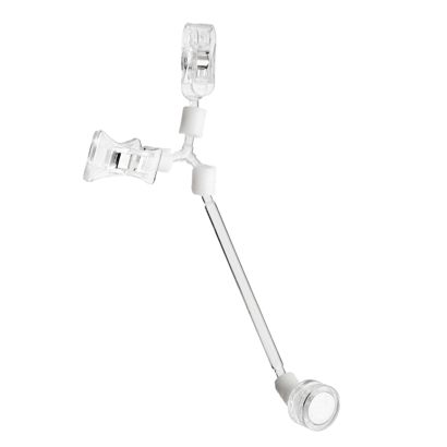Sign-Clip mit Miniklammer, kleiner Klammer und Neodym-Magnetfuß, 10 cm ...
