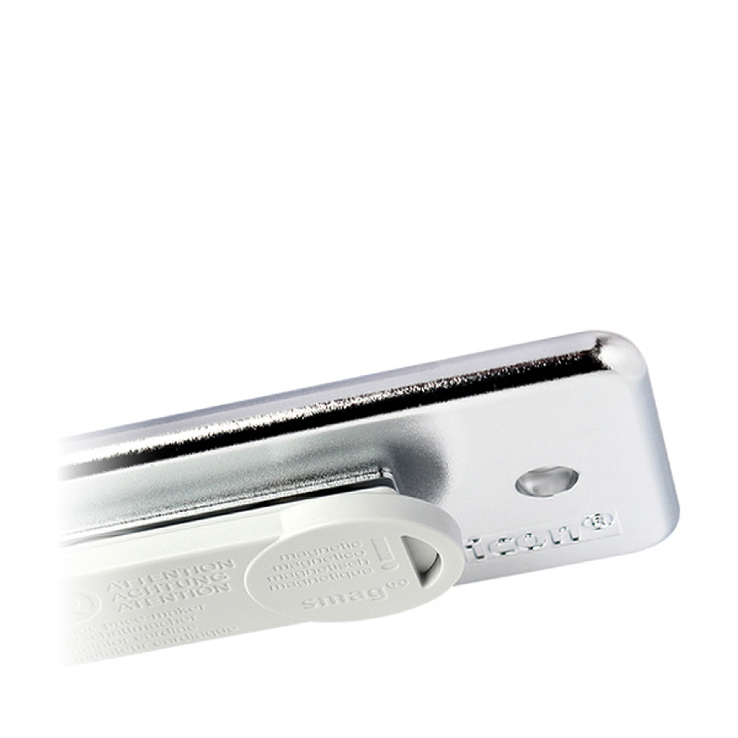 chrom | smag® Magnet Namensschild Icon® mit Magnet | SPRINTIS