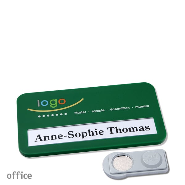 vert | smag® aimant Porte-badges office color-print aimant | SPRINTIS